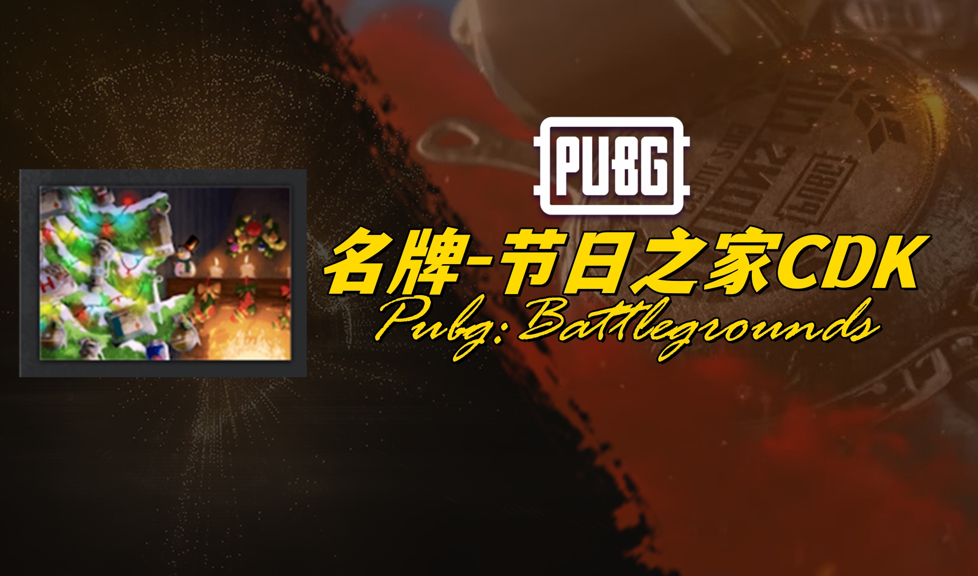 PUBG 名牌-节日之家CDK|cdkey|激活码|兑换码|充值卡|游戏账号 - IGXE电竞饰品交易平台